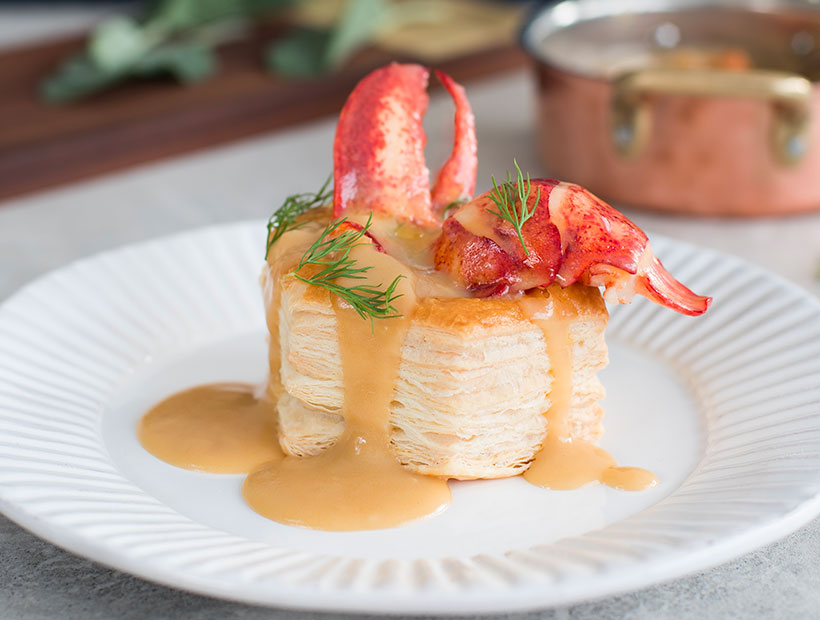 Lobster Puff Pastry Tarts - Chef Dumas